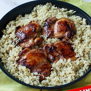 One Pot Soy-Glazed Chicken with Cilantro Lime Rice | Food Town